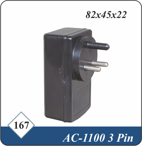 AC - 1100 - 3 PIN (WITH BRASS PINS)