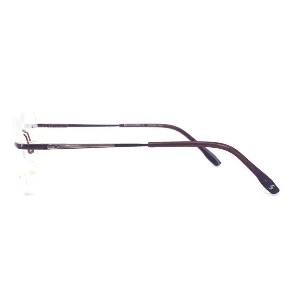 rimless executive optical glasses titan metal eyeglasses eye glasses ...