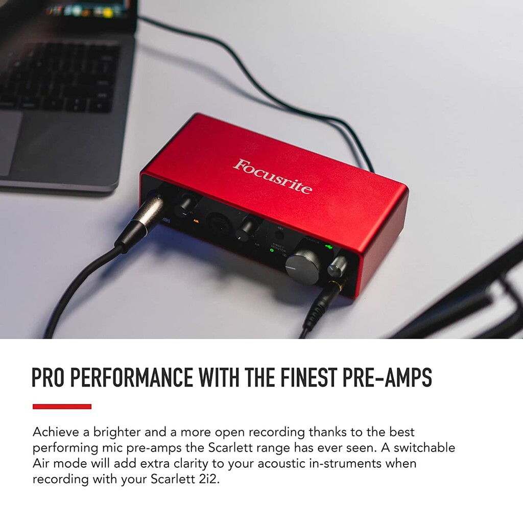 Focusrite Scarlett 2i2 3rd Gen USB 2.0 Audio Interface